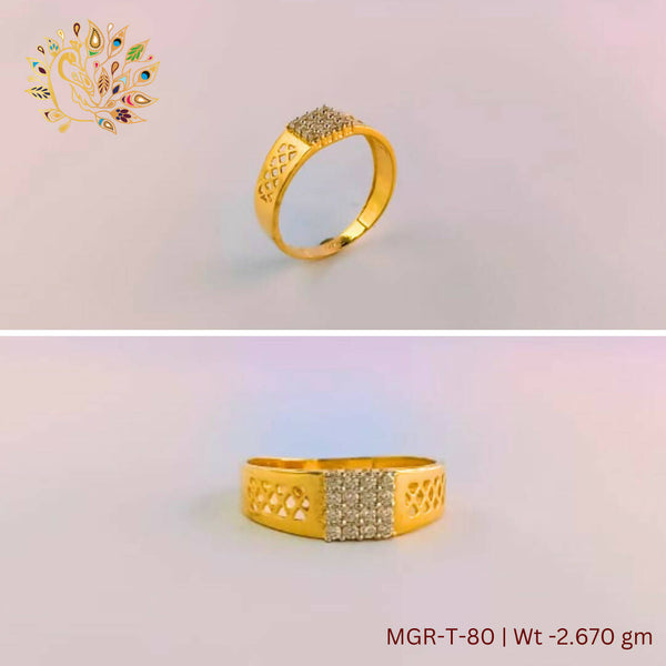 MGR-T-80 - Micro Gents Rings – HM Sarafa Bazar India Pvt Ltd