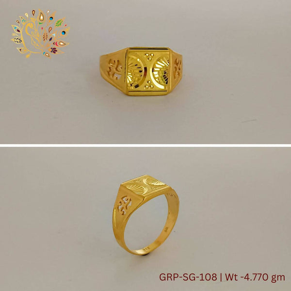 GRP-SG-108 - Plain Gents Rings – Sarafa Bazar India