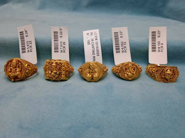 Antique Temple Rings – HM Sarafa Bazar India Pvt Ltd