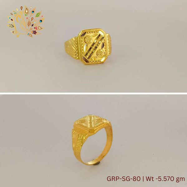 GRP-SG-80 - Plain Gents Rings – HM Sarafa Bazar India Pvt Ltd