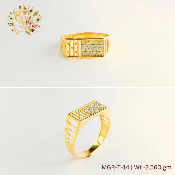 MGR-T-14 - Micro Gents Rings – Sarafa Bazar India