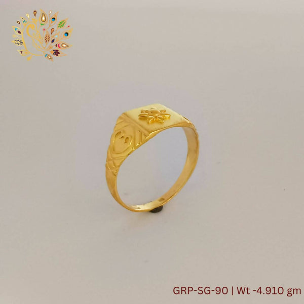 GRP-SG-90 - Plain Gents Rings – Sarafa Bazar India